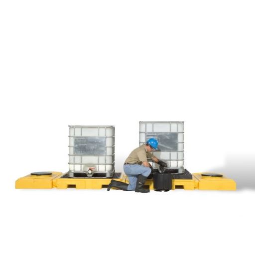 ULTRATECH Modular IBC Spill Pallet 2-Tank Model | Industrial Safety ...