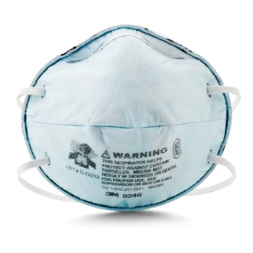 3M 8246 R95 Masks with Nuisance Level Acid Gas Relief - (Box of 20's ...