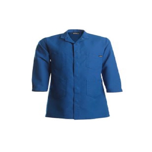 Nomex IIIA Navy Blue Long Sleeve Lab Coat - Industrial Safety Products ...